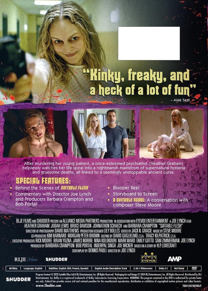 Suitable Flesh (DVD) Heather Graham Judah Lewis Barbara Crampton | eBay