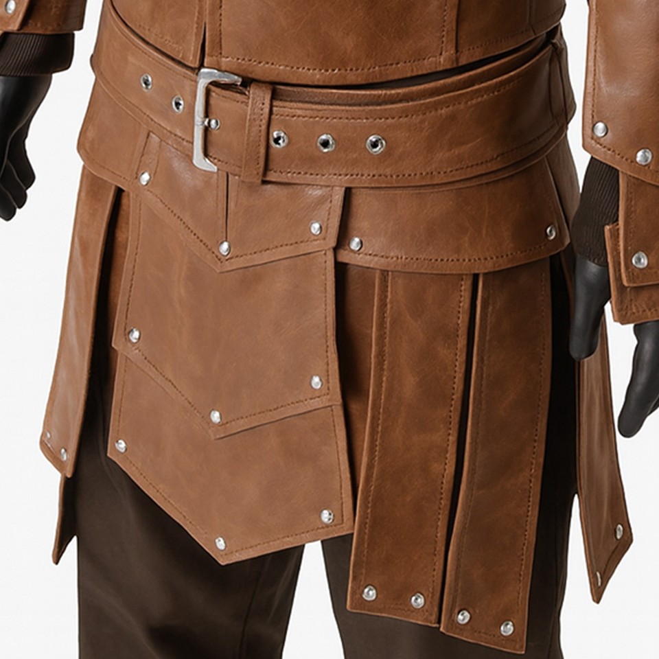 Medieval Leather Armor Suit Larp Cosplay armor Set Leather Knight ...