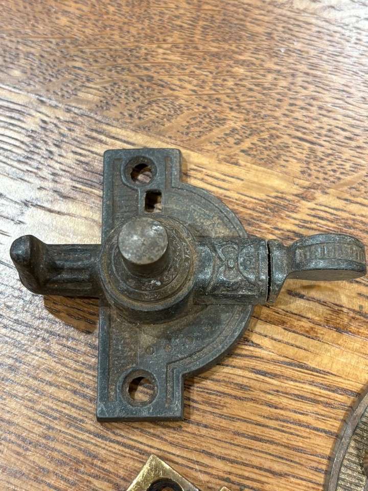 Antique Bronze Victorian Eastlake Window Sash Locks/ Latches | eBay