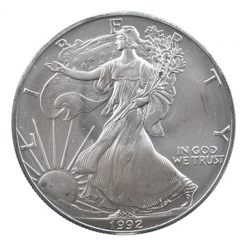 Better Date 1992 American Silver Eagle 1 Troy Oz .999 Fine Silver *089 ...