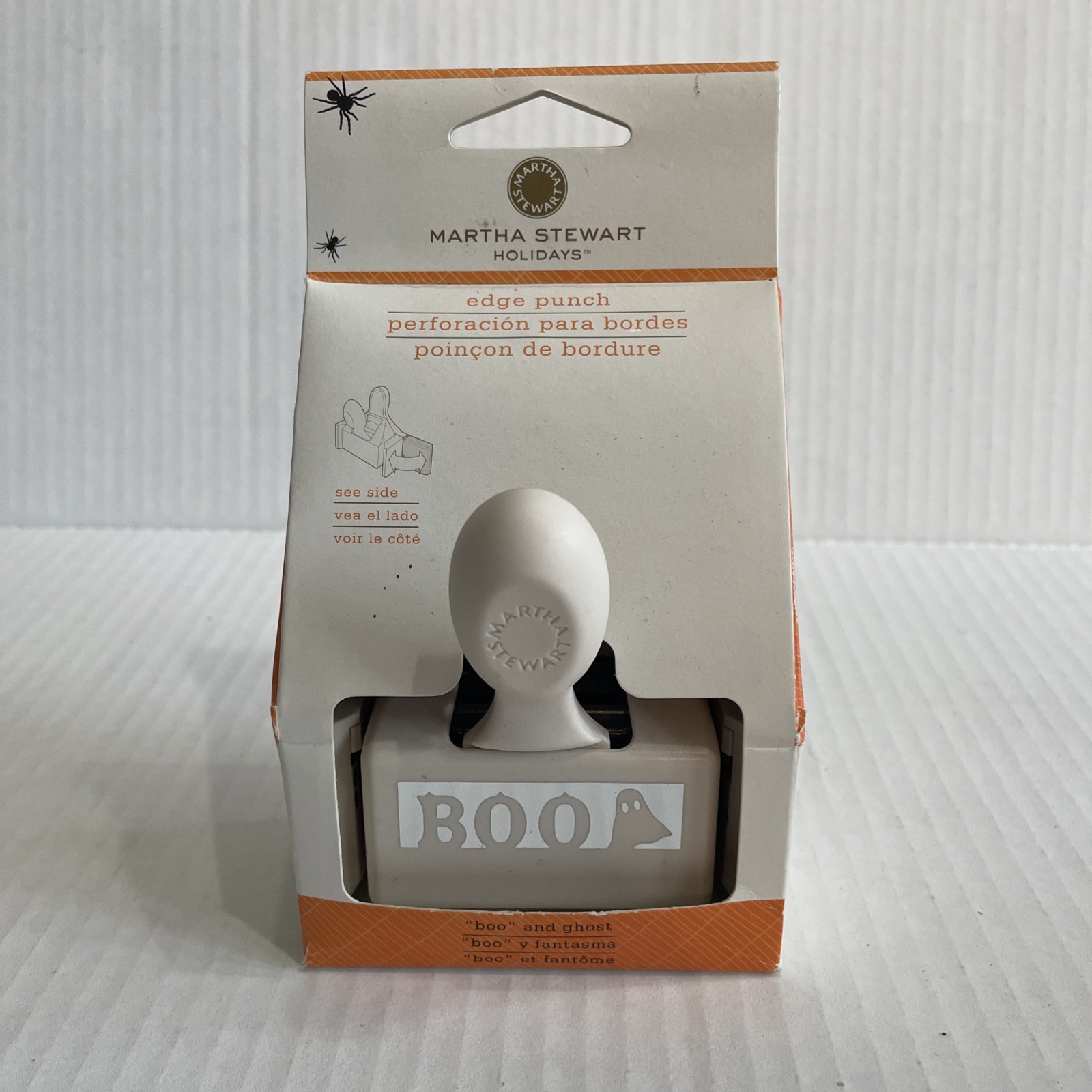 Martha Stewart Halloween Paper Punch BOO Ghost Border Edge Scrapbooking ...