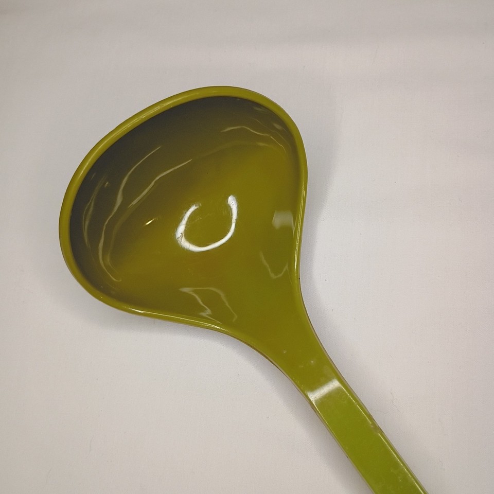 VTG Lustro Ware L-86 Green Soup Ladle Nylon Plastic MCM Kitchen Serving ...