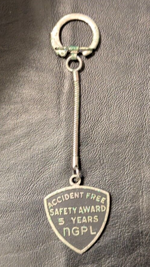☑️ Vintage Natural Gas Pipeline Co. of America Metal Keychain Tag ...