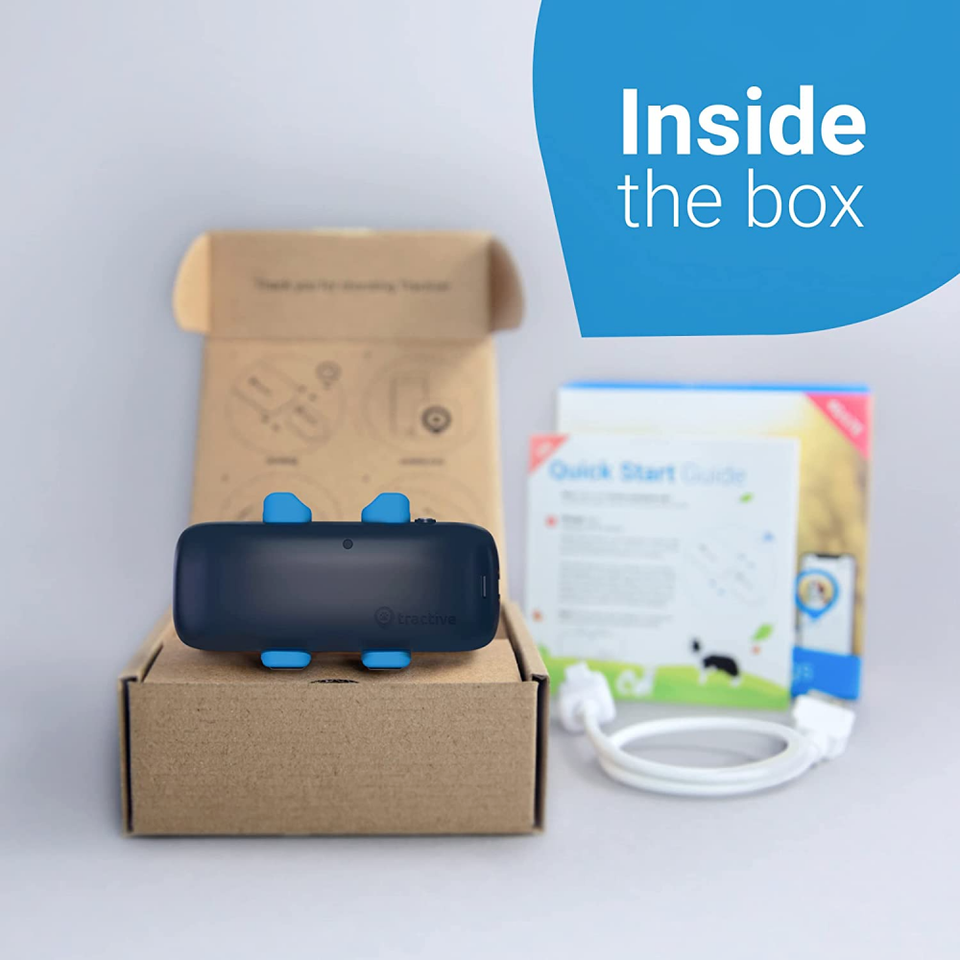 Tractive Waterproof GPS Dog Tracker - Location & Activity, Unlimited ...
