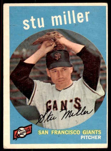 1959 Topps Stu Miller 101 Baseball Cards #183 | eBay