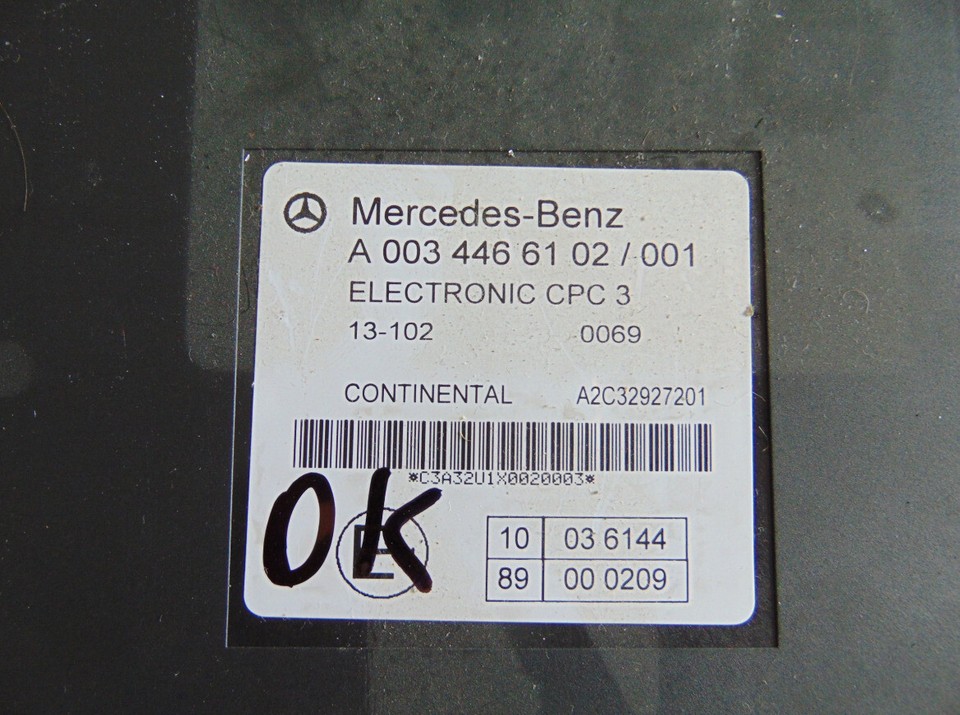 Mercedes-Benz Actros Control Unit CPC 3 MP4 A0034466102 | eBay