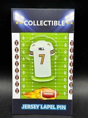 New Orleans Saints Taysom Hill jersey lapel pin-Classic Who Dat ...
