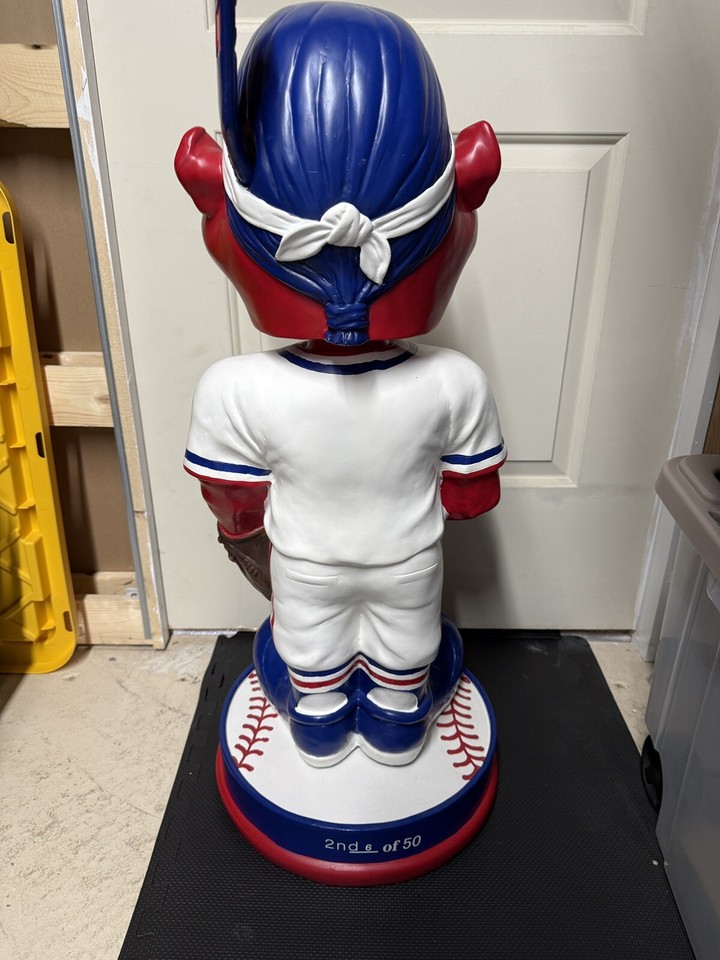 RARE 3 Foot (36”) Chief Wahoo Licensed Retro Bobblehead 6/50 Cleveland ...