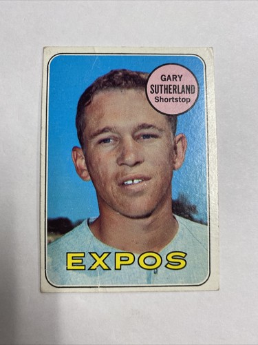 1969 Topps Baseball Gary Sutherland Montreal Expos Card #326 | eBay