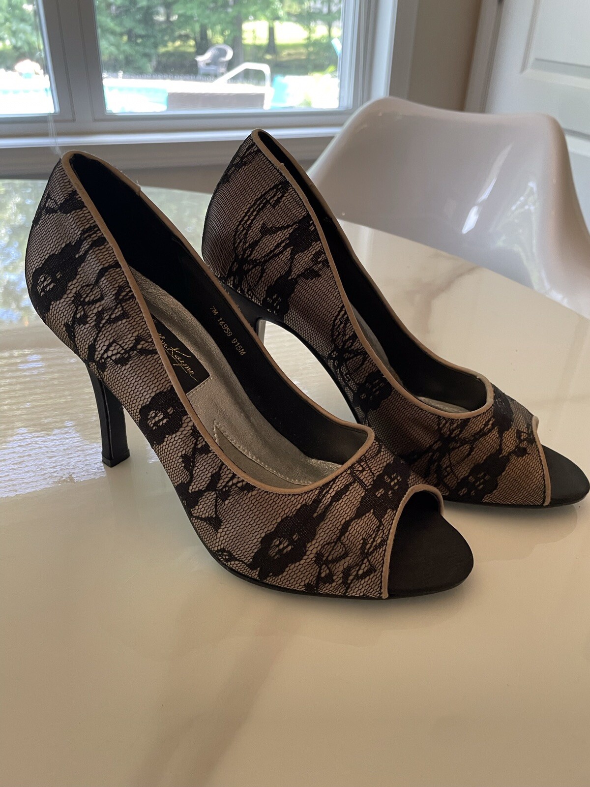 Johnathan Kayne Peep Toe Heels - Gem