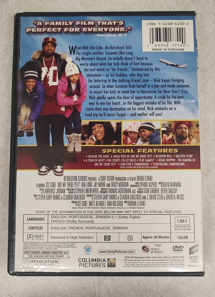 Are We There Yet (DVD, 2007) Ice Cube **Buy 2 Get 1 Free** 43396177420 ...