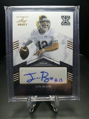 2021 Leaf Ultimate Draft Gold /50 Ian Book #BA-IB1 Rookie Auto | eBay