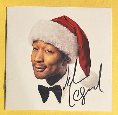 John Legend Autographed 2018 Christmas CD Booklet Insert JSA COA | eBay