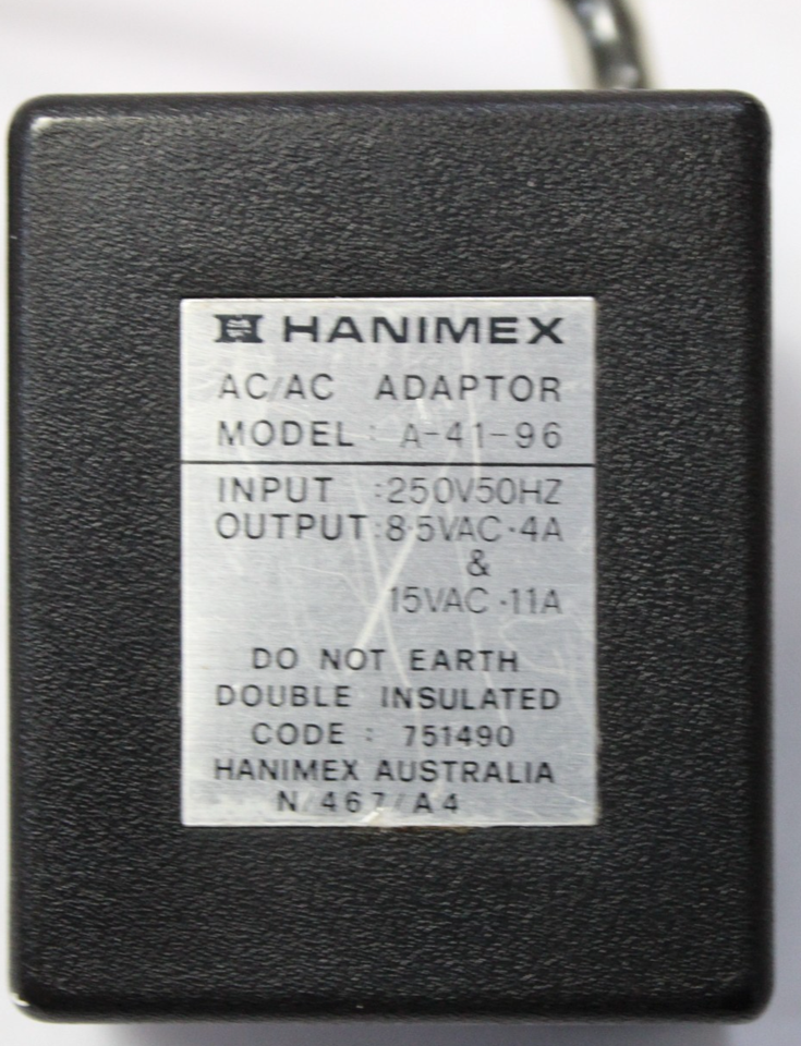 Vtg 1980 Hanimex Advanced Programmable Video System Console x3 Game ...