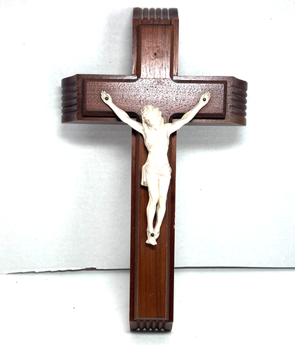 Vtg Sick Call Last Rites Crucifix Cross Wall Wood Empty | eBay