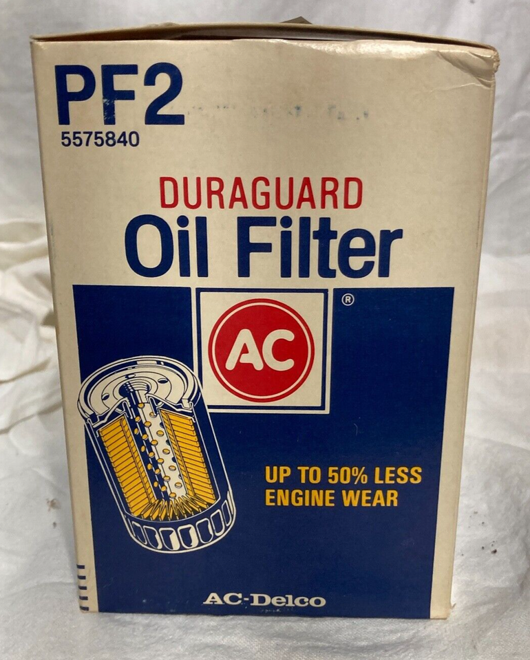 Vintage Original OEM AC Delco PF 2 Automotive Oil Filter 5575840 USA | eBay