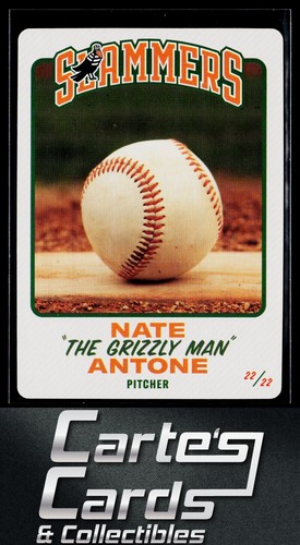 Nate Antone 2017 Cards Against Humanity Saves Baseball #22 Joliet ...