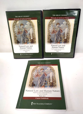 Natural Law and Human Nature - The Great Courses - J. Koterski 4 DVDs ...
