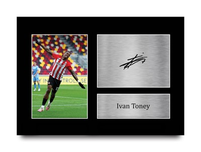 Ivan Toney A4 Brentford Gift Ideas Printed Autograph Picture for ...