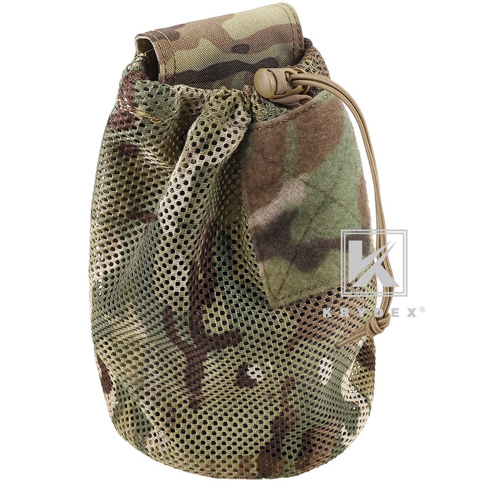 KRYDEX Tactical Mesh Dump Pouch Drop Pouch Magazine Recycling Pack ...