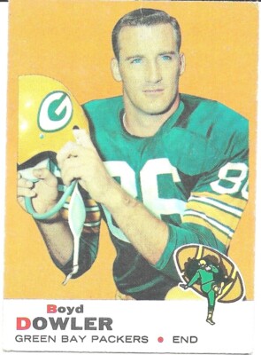 1969 Topps Boyd Dowler 33 Green Bay Packers Football Card Vintage | eBay