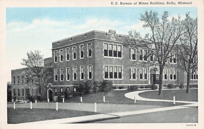 Rolla MO Missouri Bureau of Mines Building Fire Destroyed 1948 Vtg ...