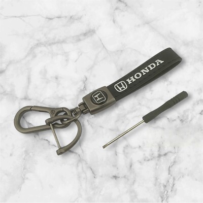 Honda Key Chain For Honda F Type Leather Car Keychain Fob Holder Clip ...