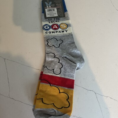 Mens Funny Socks President Of The Gas Company Crew Size 7-12 Men ️ | eBay