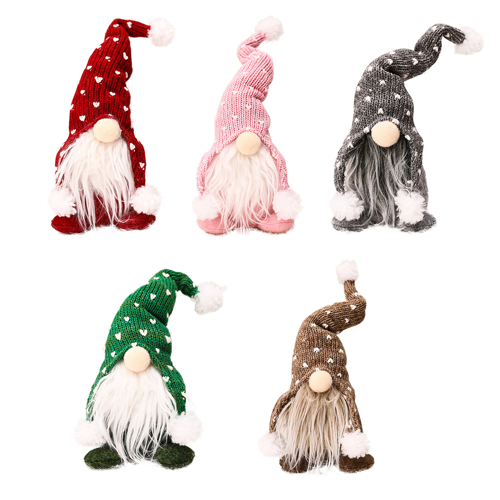 Holiday Gnomes - Faceless Old Man Plush Figurine for Table Ornaments ...
