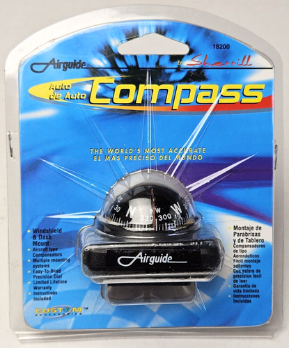 Airguide Auto Compass 18200 Brand New Sealed Dashboard "World's Most ...