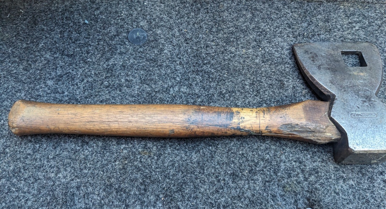 Vintage Stanley Bell System B Lineman's Axe/Hatchet w/ Wood Handle | eBay