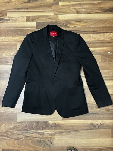 Guess Men’s Blazer Black Size Small Slim Cut | eBay