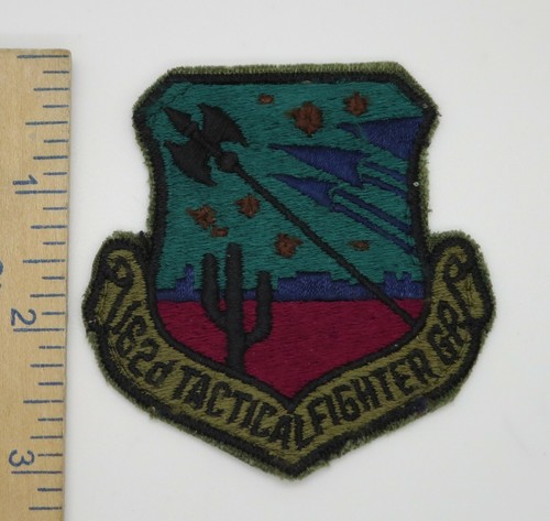 US AIR FORCE 162nd TACTICAL FIGHTER GROUP PATCH Original Vintage USAF ...