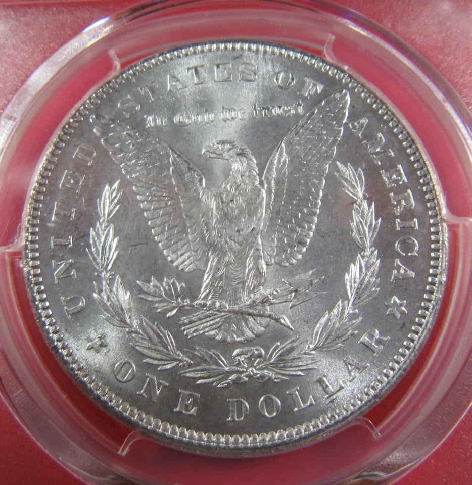 1878 7/8 TF $1 Weak PCGS MS64. 7 over 8 Tail Feathers. Uncirculated ...