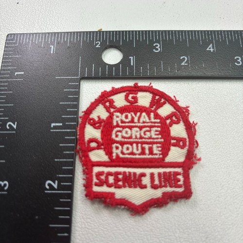 Vtg D & RGWRR ROYAL GORGE ROUTE Scenic Line Railroad Patch (Train, Rail ...