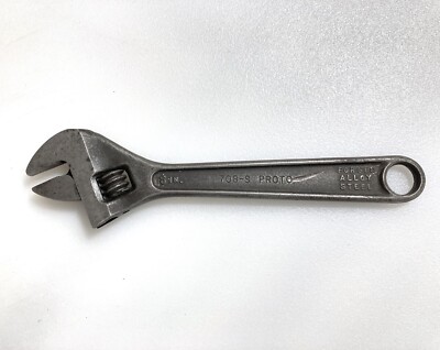 Vintage Proto 708-S 8" Adjustable Wrench Made In The USA | eBay