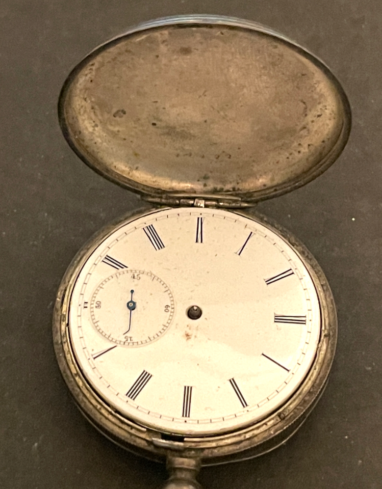 Antique J. Harrison Liverpool Pocket Watch Parts Good Balance Key Wind ...