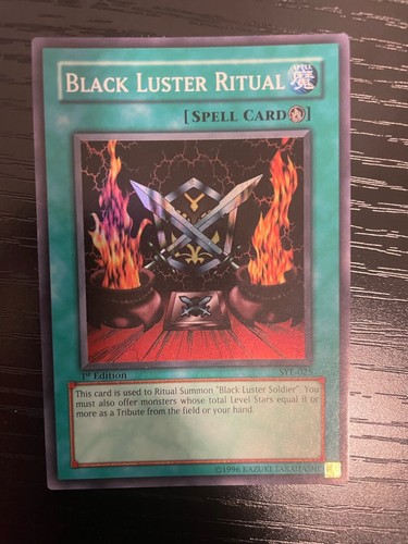 Yugioh l Black Luster Ritual l 1st Edition l SYE-025 | eBay