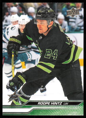 2023-24 Upper Deck Hockey Series 1 #55 Roope Hintz Dallas Stars | eBay