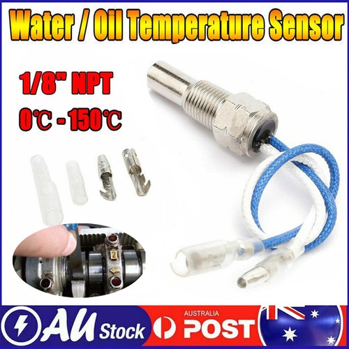 Car Temperature Oil Water Temp Sensor Unit Gauge Electric Sender 1/8 ...