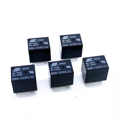 Mini Power Relays 5V 12V 24V DC Coils - 20A / 10A SPCO/SPDT Contacts ...