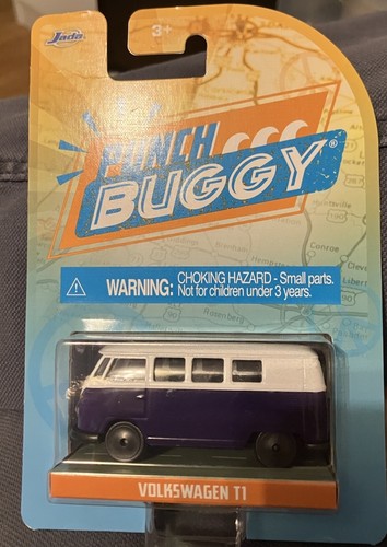 Jada - Punch Buggy Slug Bug Volkswagen T1 Purple/White- 1/64 ...