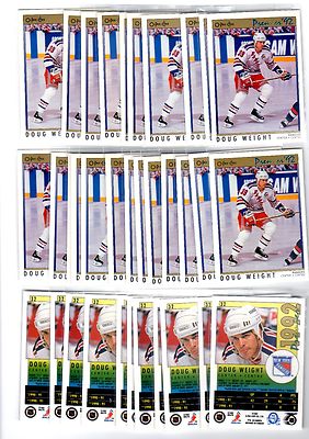 2X DOUG WEIGHT 1991-92 Premier #32 RC Rookie Lot MINT 2 for.99 Oilers ...