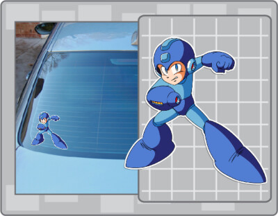 MEGA MAN Vinyl Decal #2 Car Truck Laptop Sticker | eBay