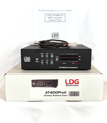 LDG Electronics AT-600ProII 600W Antenna Tuner w/ user manual ...
