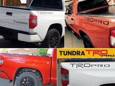 DKM | TRD PRO LETTERS GLOSSY BLACK FOR TUNDRA 2014-2021 NOT DECALS (2 ...