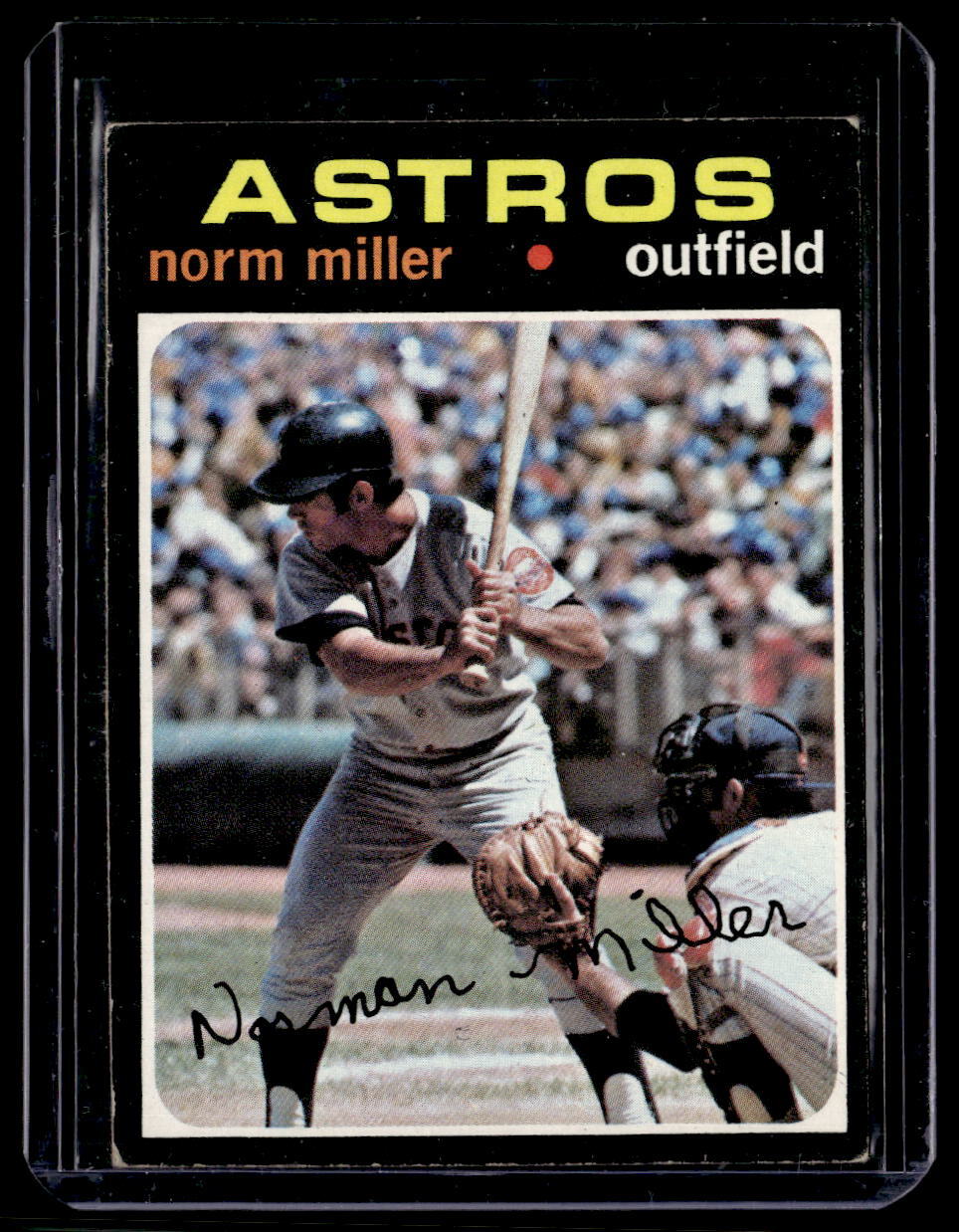 1971 Topps #18 Norm Miller Houston Astros VG-EX+ Baseball Card *B314 | eBay