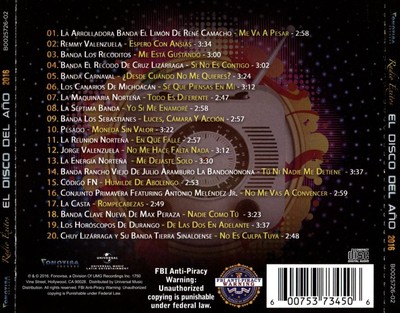 VARIOUS ARTISTS - RADIO EXITOS: EL DISCO DEL ANO 2016 NEW CD ...