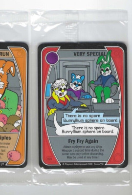 Killer Bunnies and the Journey to Jupiter Promo Card #1 FRY FRY AGAIN ...