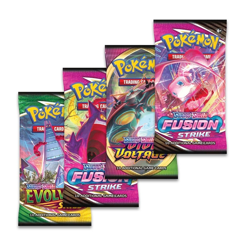 Hoopa V Premium Collection Box Evolving Skies Booster 151 Go Pokemon ...